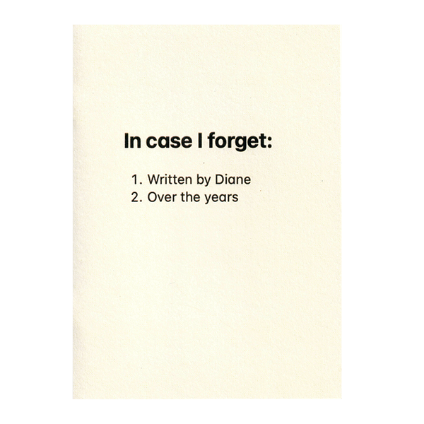 In case I forget – artbooks.ph
